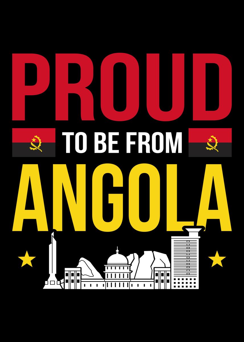 'Angola' Poster, picture, metal print, paint by Hexor | Displate