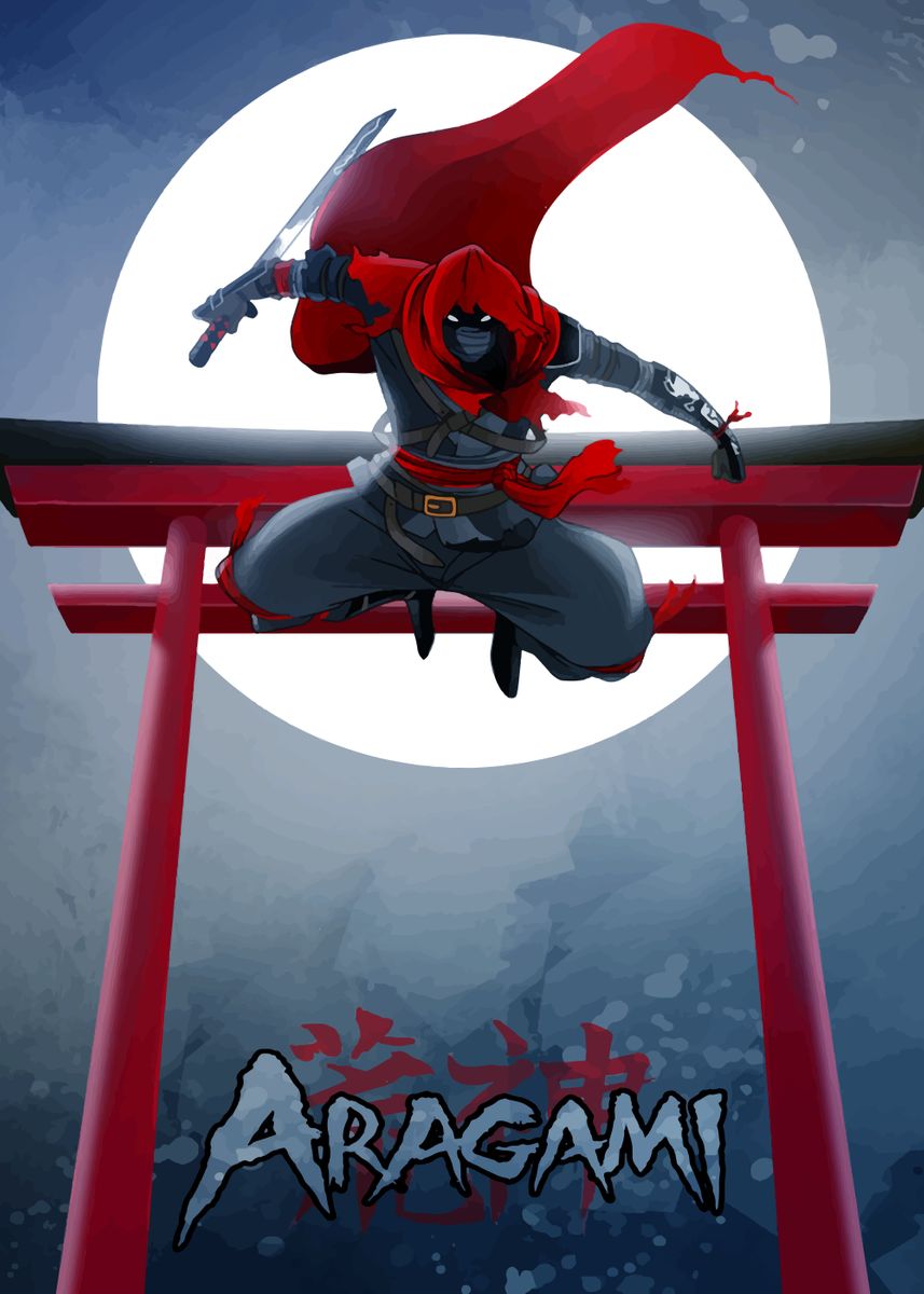'Aragami' Poster, picture, metal print, paint by Shinra Tensei | Displate