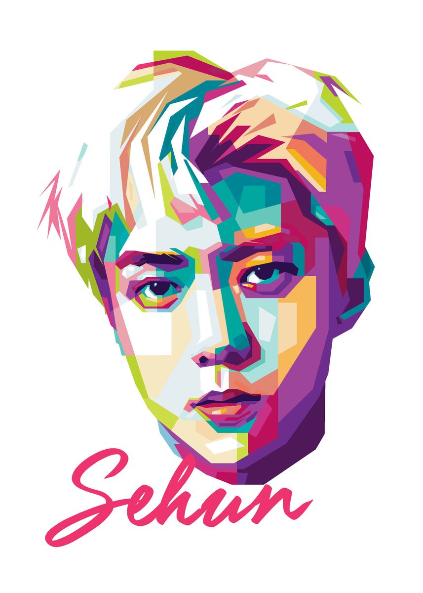 'Sehun' Poster by Muhammad Renaldy | Displate