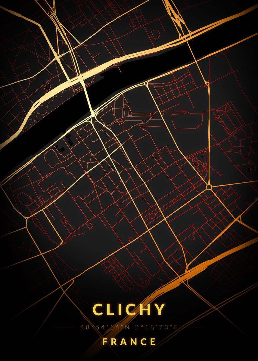 'Clichy' Poster by Jerhus | Displate