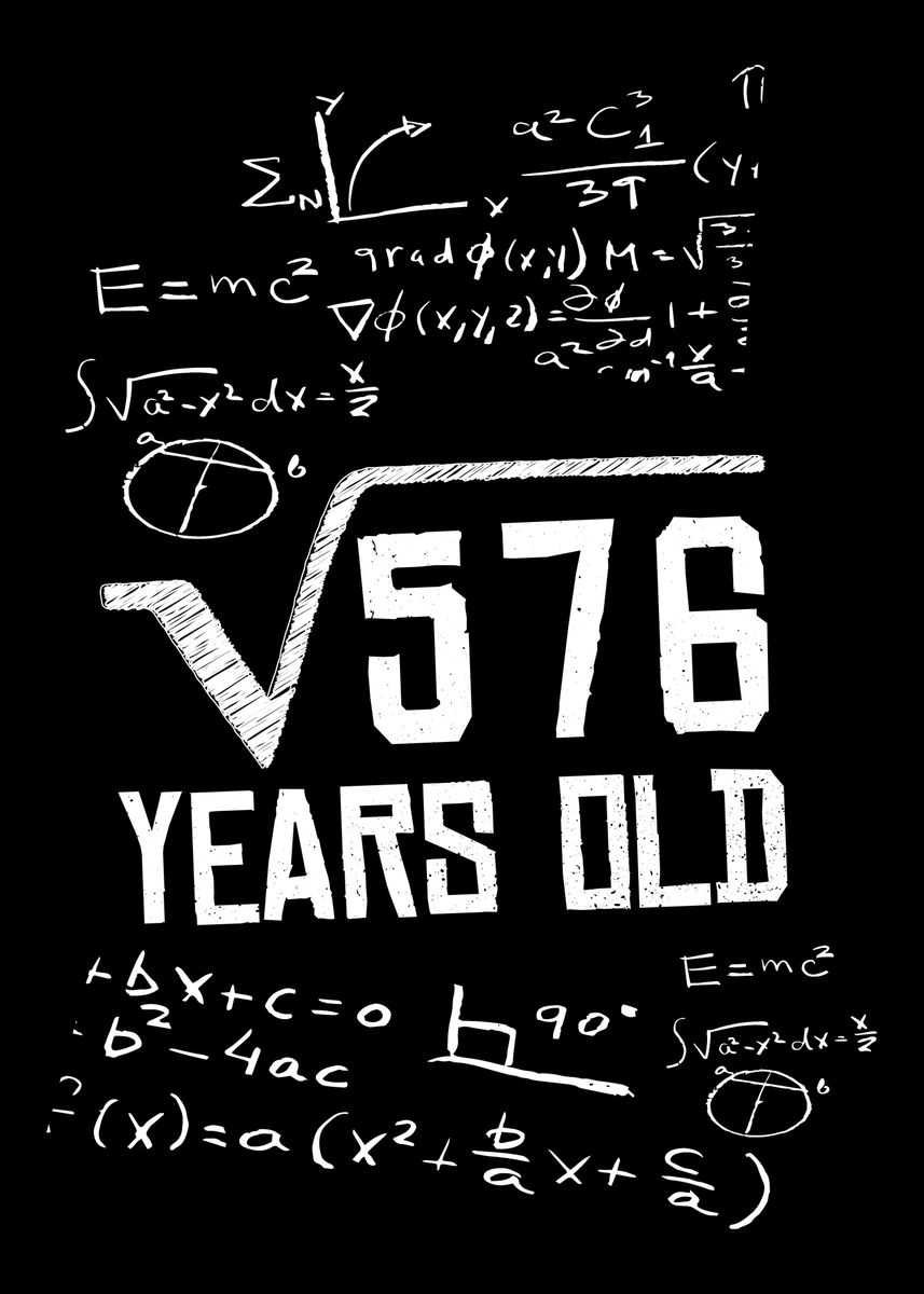 '576 Years Old Root 24th B' Poster, picture, metal print, paint by ...
