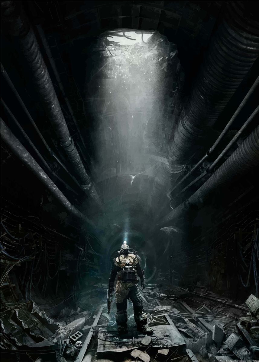 'Metro Exodus' Poster, picture, metal print, paint by Mat Hoffman ...