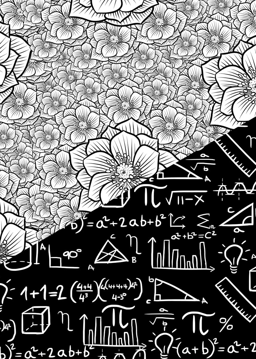 'Math cherry trees' Poster, picture, metal print, paint by Alberto ...