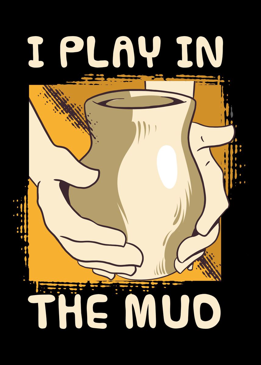 'Pottery Potter Clay' Poster, picture, metal print, paint by ...
