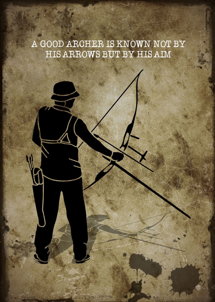'Archery Wall Art Decor' Poster, picture, metal print, paint by ...