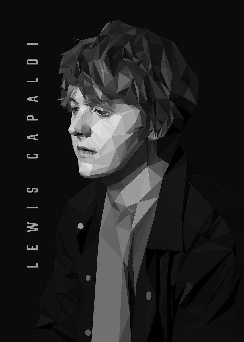 'Lewis Capaldi' Poster, picture, metal print, paint by Yanz Studio ...