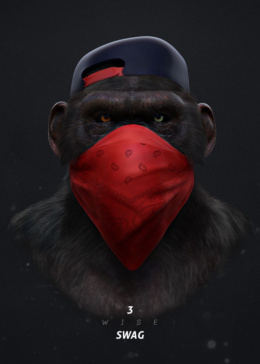 'Swag Iwazaru ' Poster, picture, metal print, paint by Juliano d Araujo ...