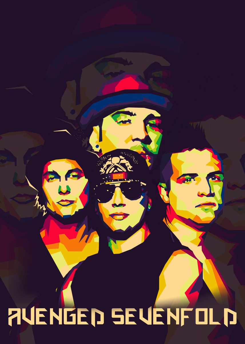 'a7x best band' Poster by Mshel Tyan | Displate