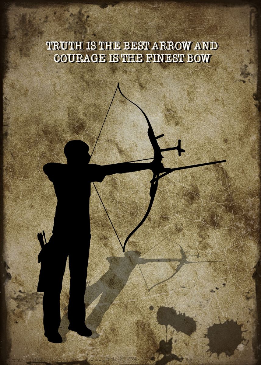 'Archery Wall Art Decor' Poster, picture, metal print, paint by ...