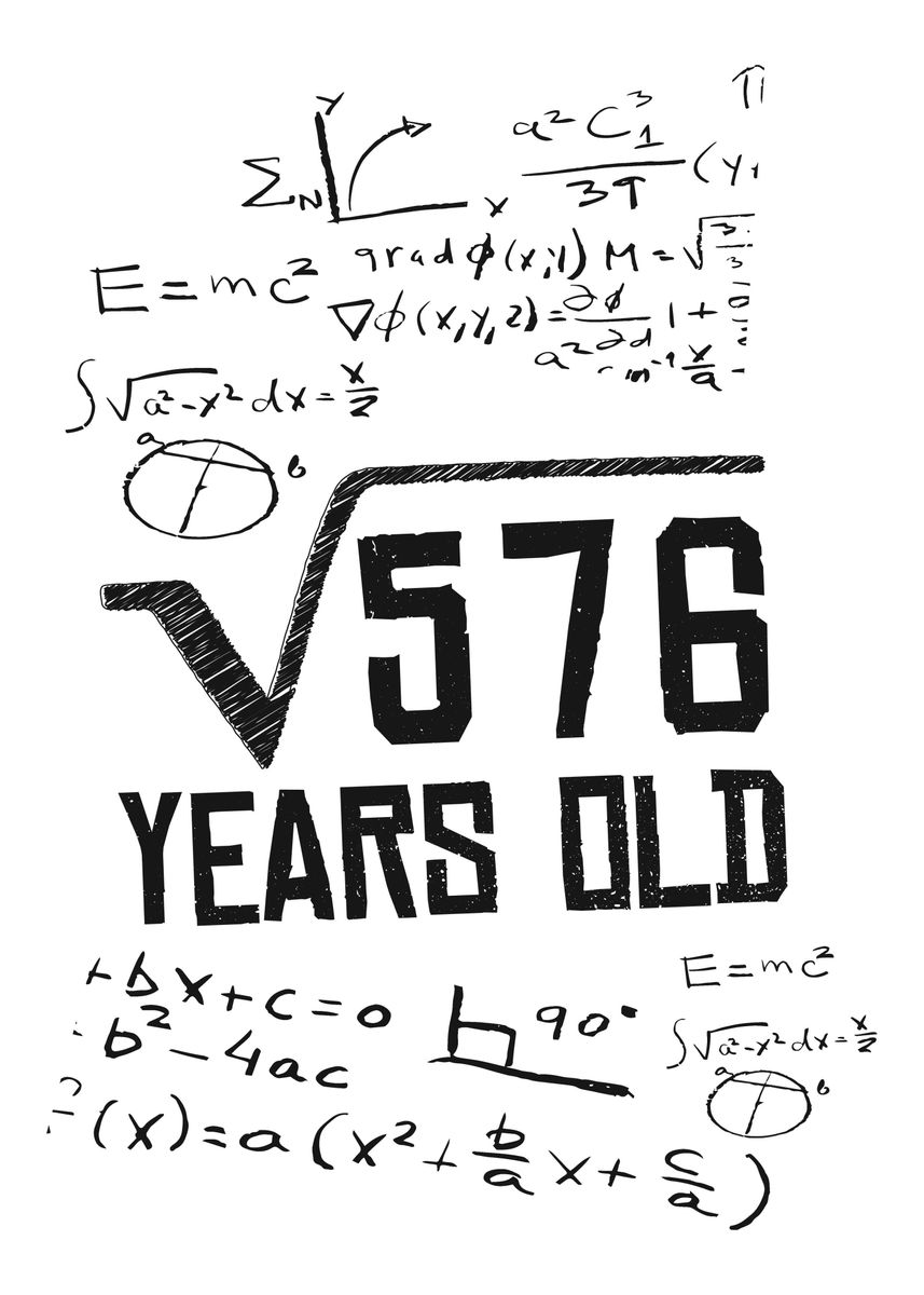 '576 Years Old Root 24th B' Poster, picture, metal print, paint by ...