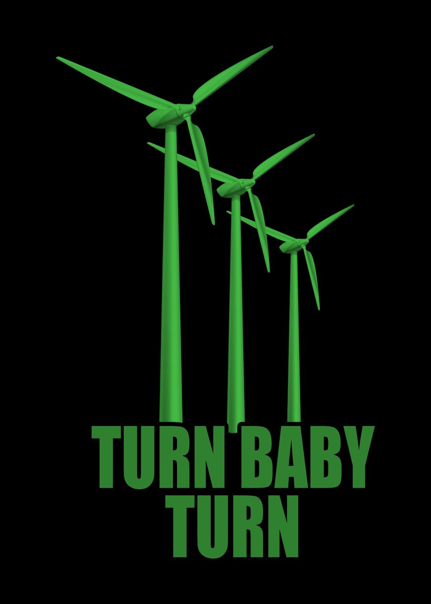 'Turn Baby Turn' Poster, picture, metal print, paint by EDventures ...