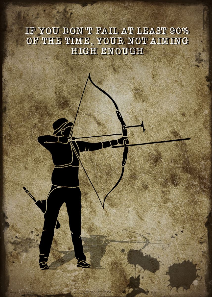 'Archery Wall Art Decor' Poster by Decoratier Qwerdenker | Displate