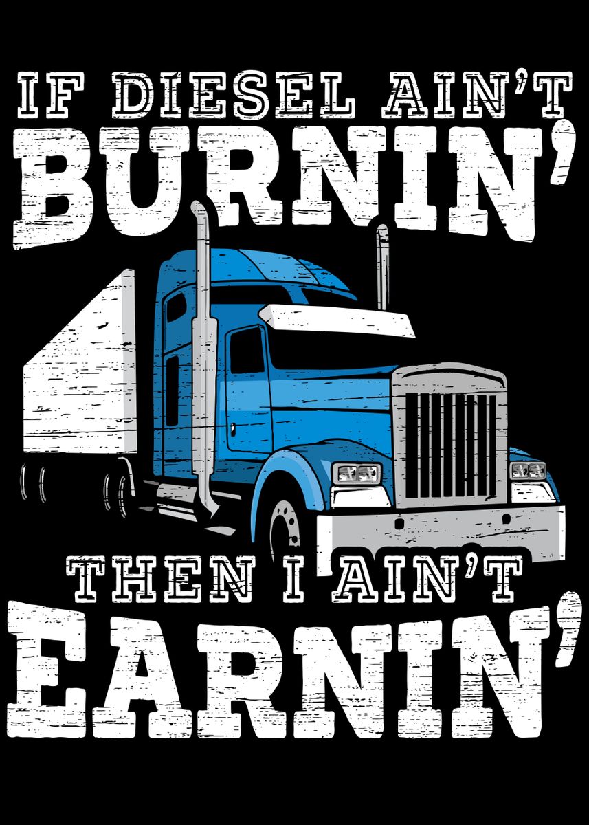 'Truck Driver' Poster by NAO | Displate