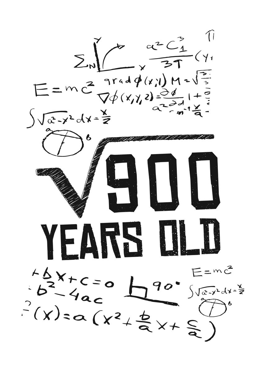 '900 Year Old Root 30th' Poster, picture, metal print, paint by ...