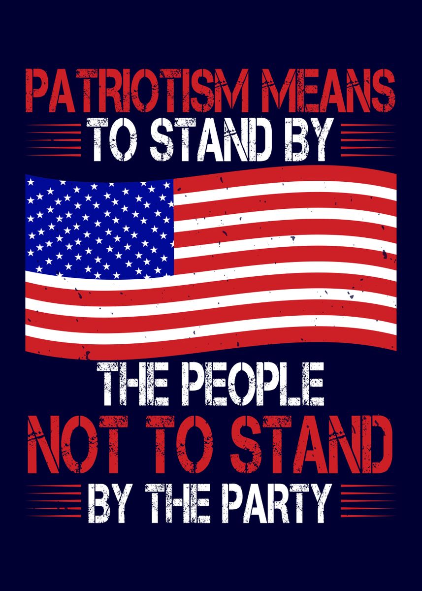 'Stand by the people' Poster, picture, metal print, paint by NoPlanB ...