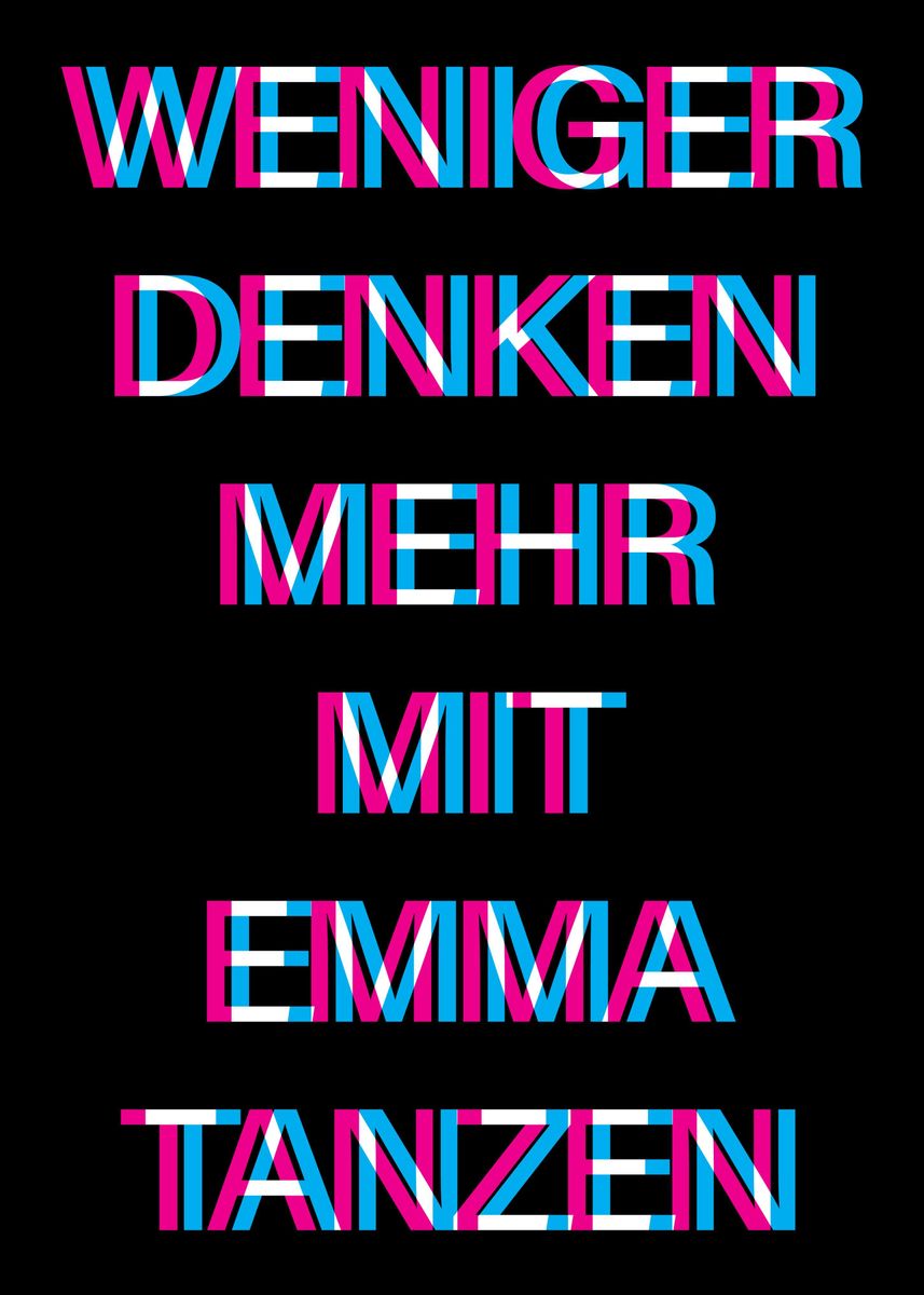 'Hardtekk German Techno' Poster, picture, metal print, paint by ...