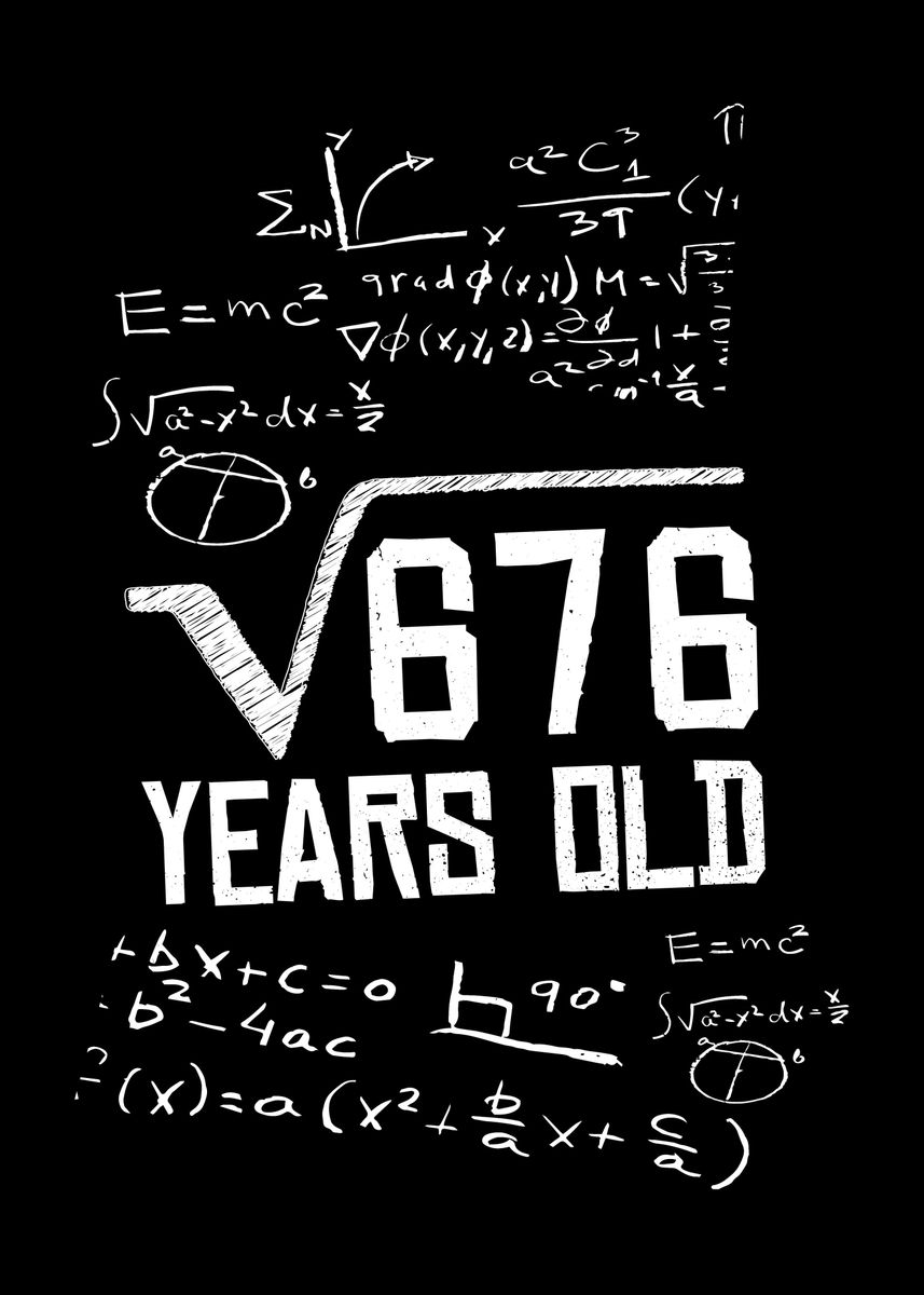 '676 Year Old Root 26th' Poster, picture, metal print, paint by ...