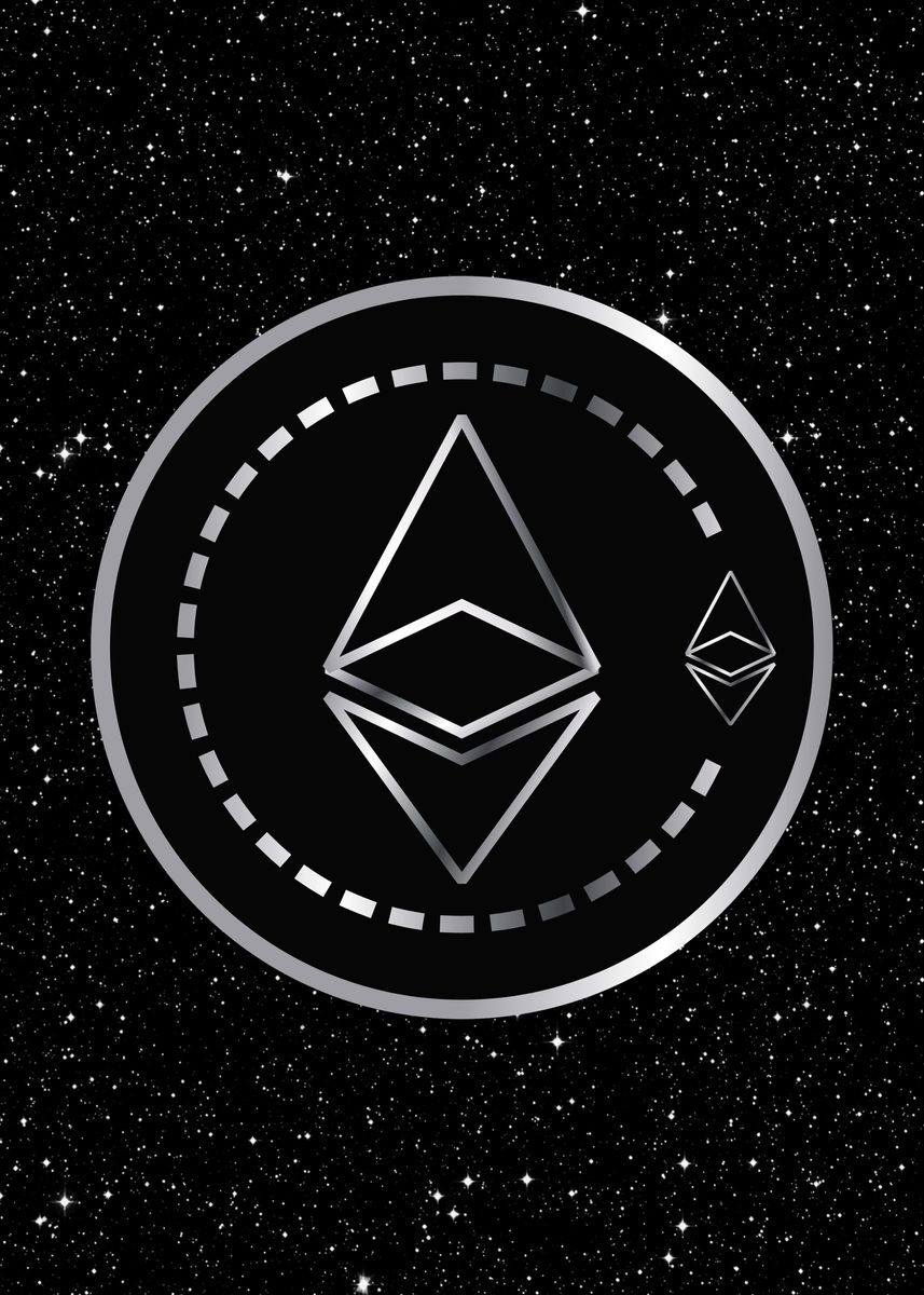 'Ethereum to the Moon' Poster, picture, metal print, paint by Max Ronn ...