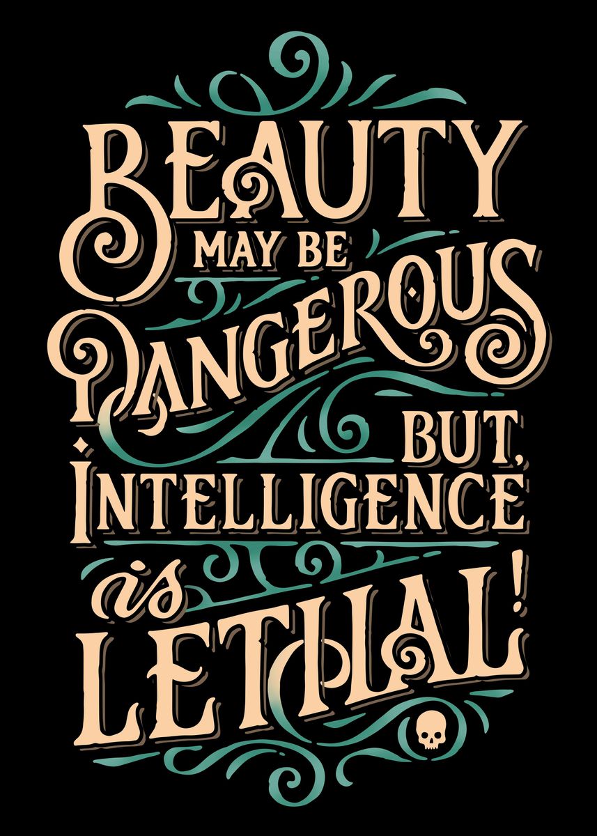 'IQ' Poster, picture, metal print, paint by TerpeneTom | Displate