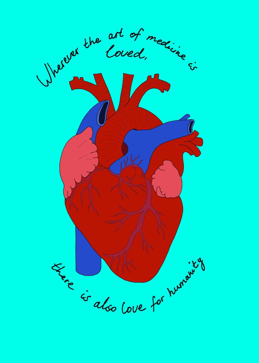 'Heart x Vice' Poster by Jonathan Braun | Displate
