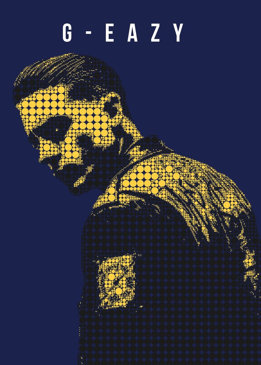 'G EAZY' Poster, picture, metal print, paint by Bestselling cool ...