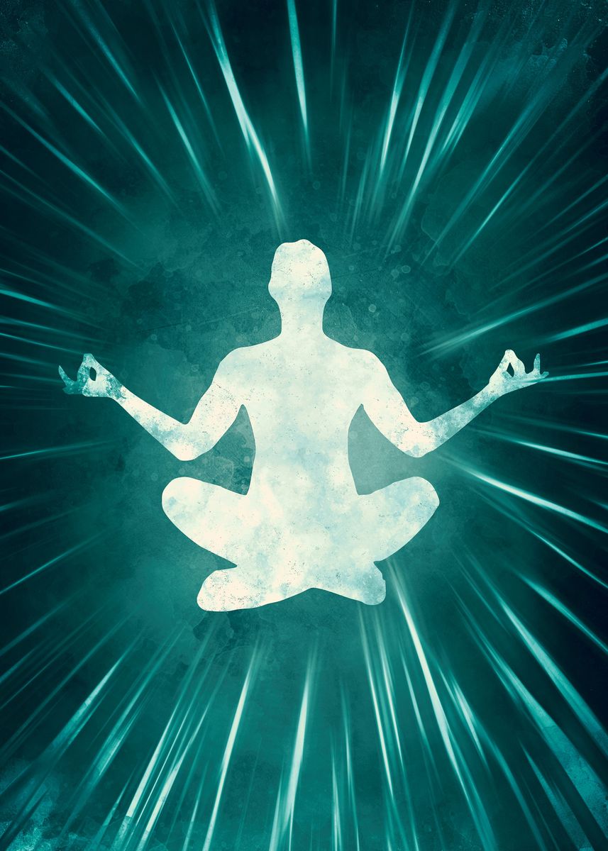 'meditation' Poster, picture, metal print, paint by SplashDesign | Displate