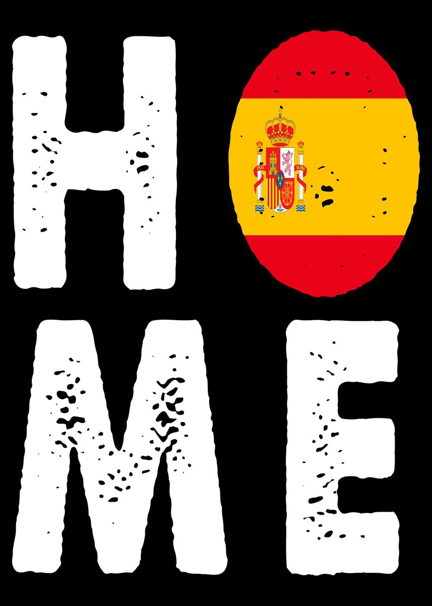 'Proud Spaniard Gift' Poster, picture, metal print, paint by Stefanie ...