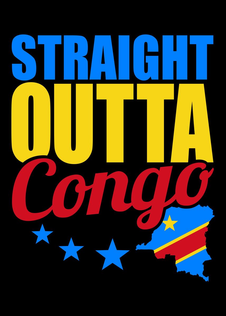 'Congo' Poster, picture, metal print, paint by Hexor | Displate