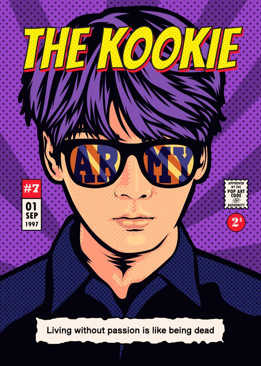 'The Kookie' Poster, picture, metal print, paint by vector heroes ...