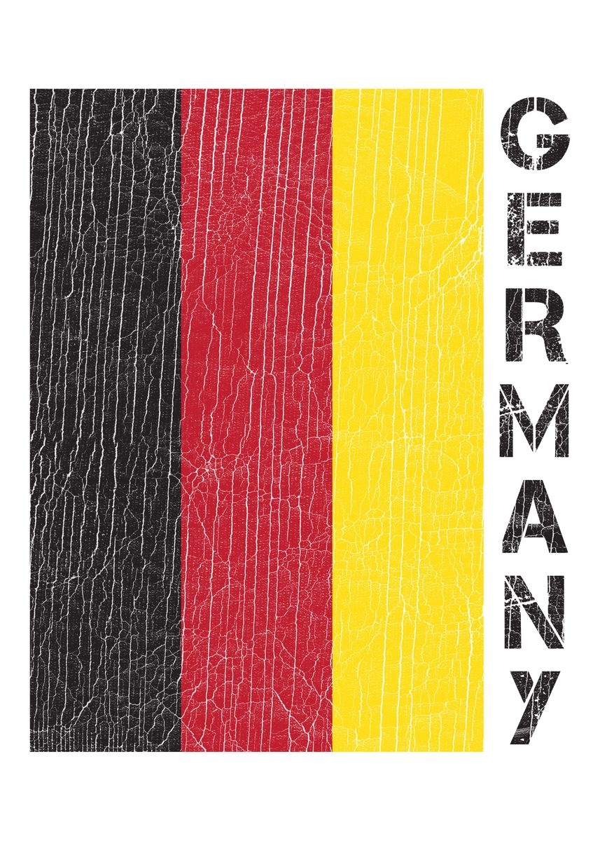 'Deutschland Germany Soccer' Poster, picture, metal print, paint by ...