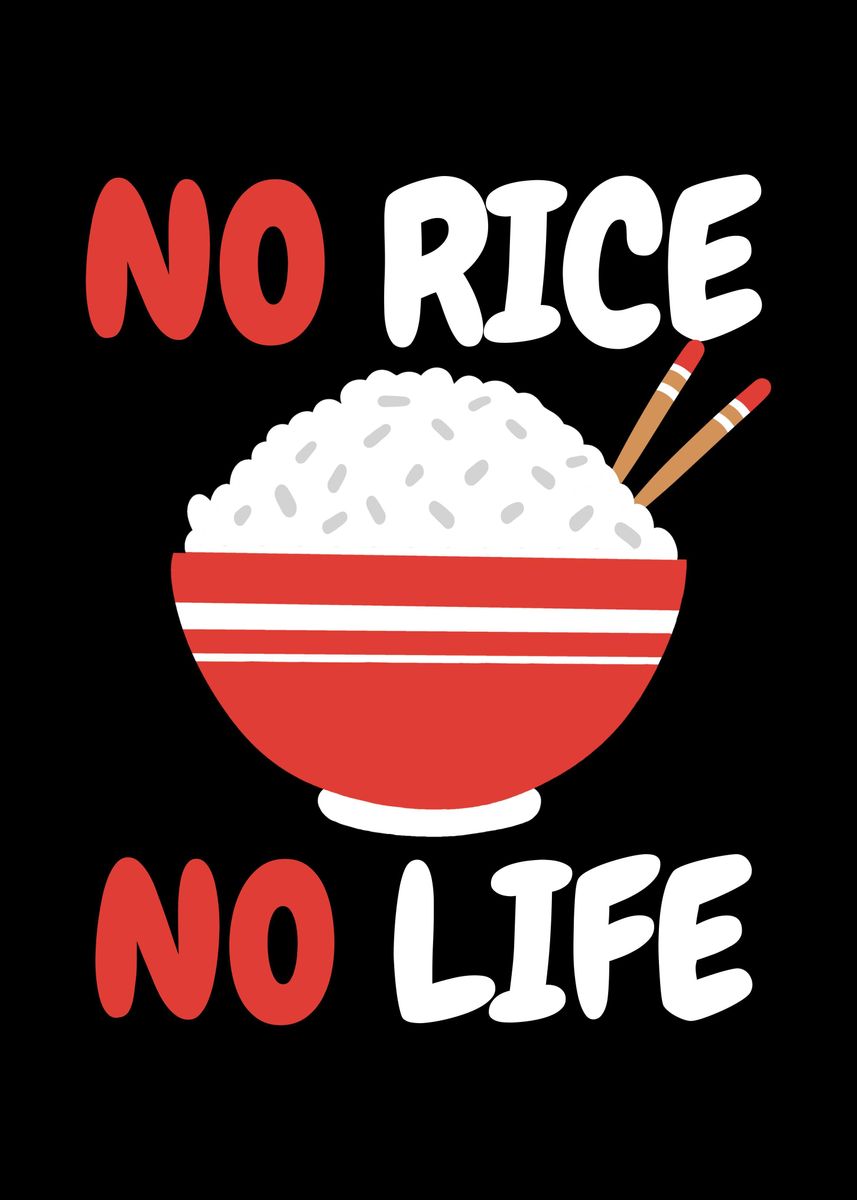 'Rice Filipino Asian' Poster, picture, metal print, paint by Mealla ...