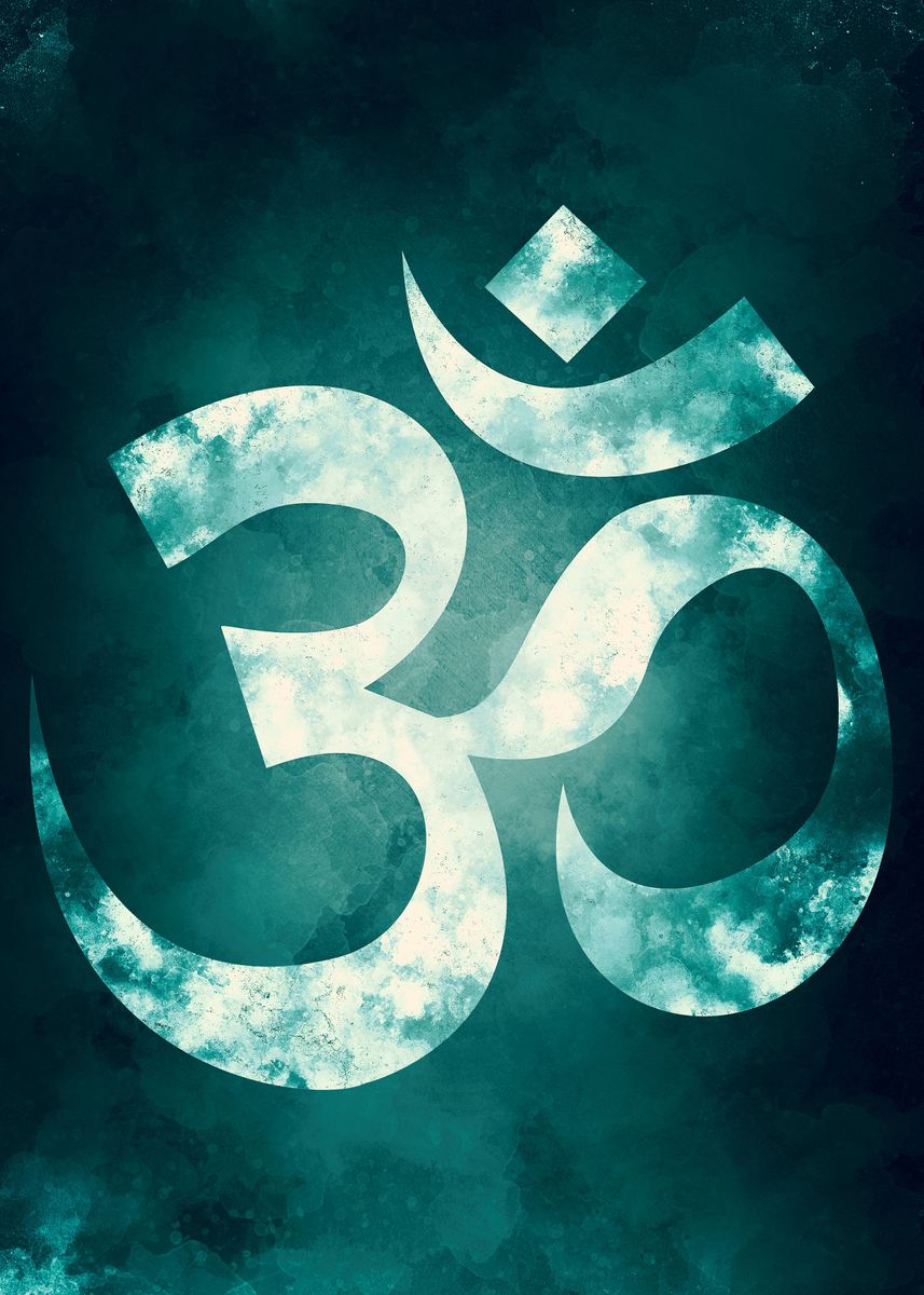 'om ohm' Poster, picture, metal print, paint by SplashDesign | Displate
