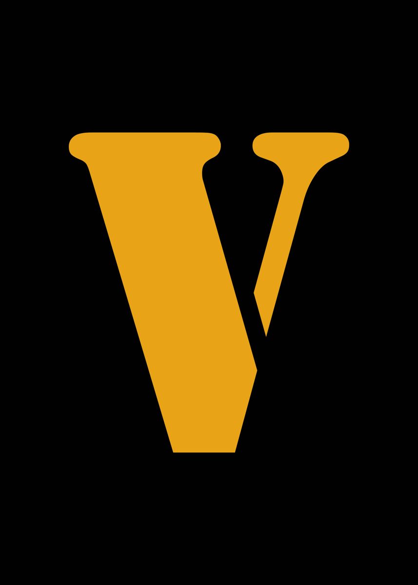 'v poster' Poster by Coffee Design | Displate