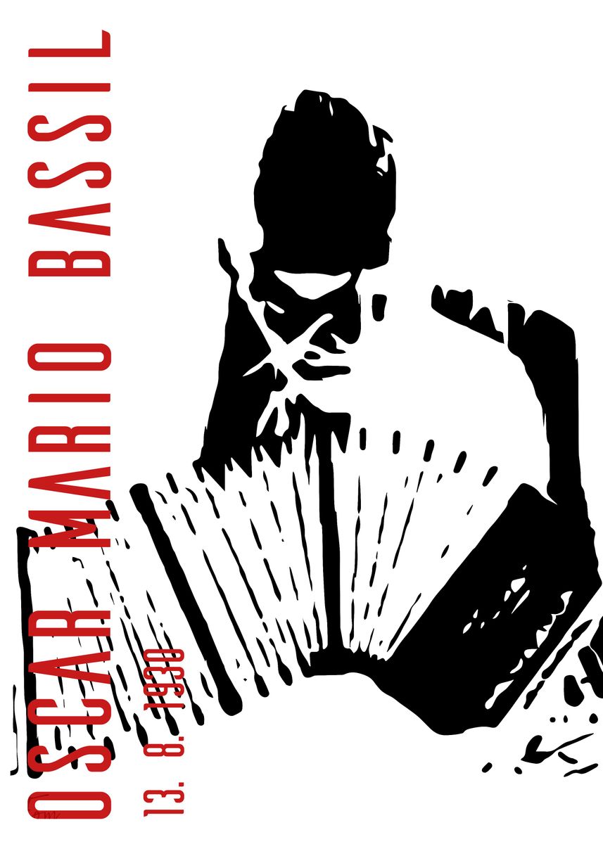 'Oscar Mario Bassil' Poster, picture, metal print, paint by Petra ...