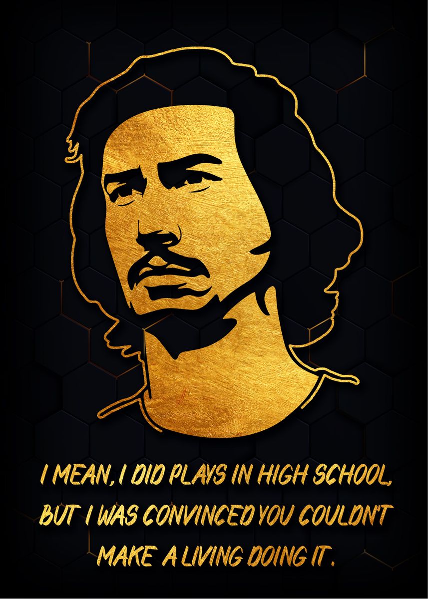 'Framed Adam Driver ' Poster by Vincent Vorce | Displate