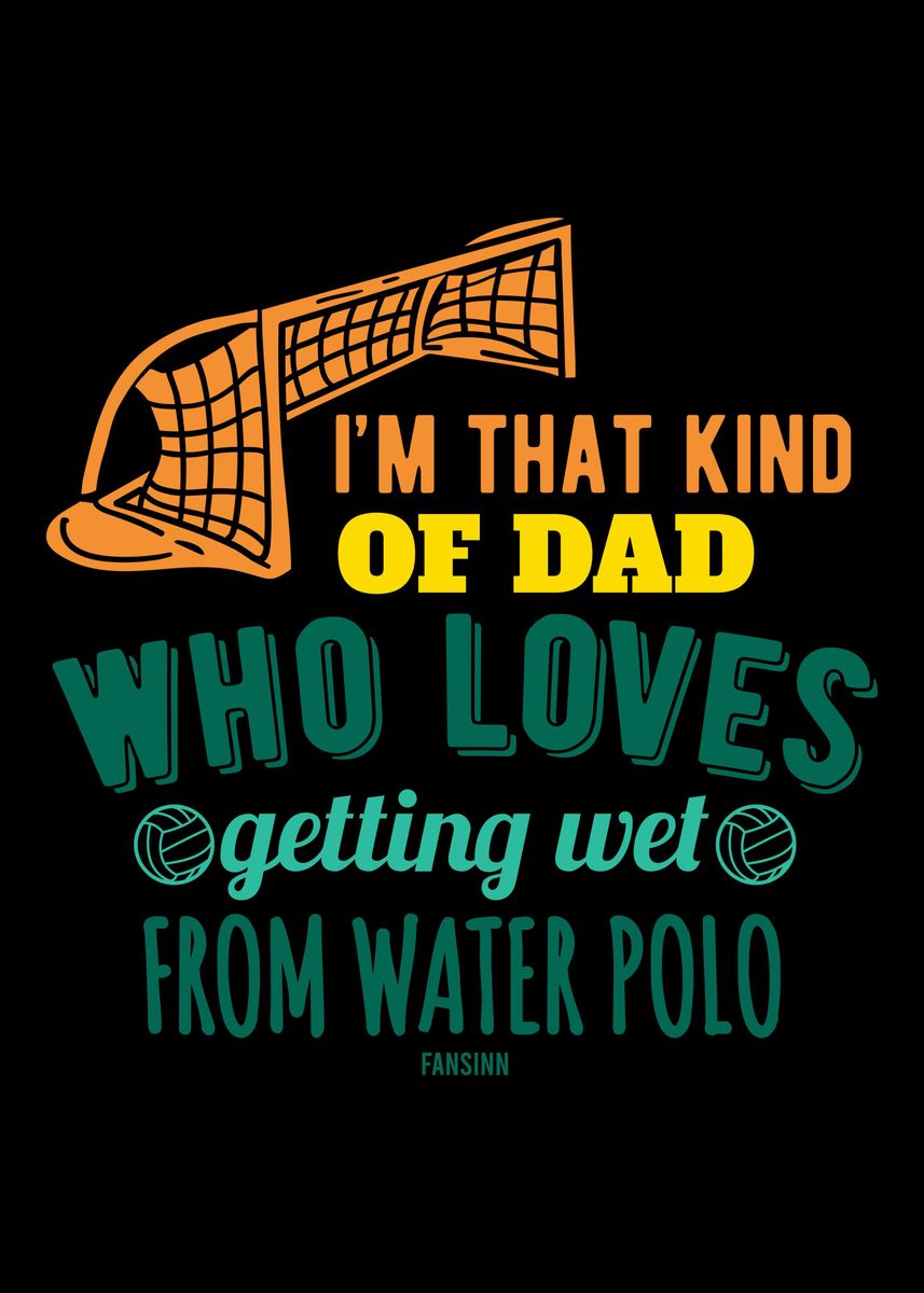 'funny water polo Waterpolo' Poster by fansinn | Displate