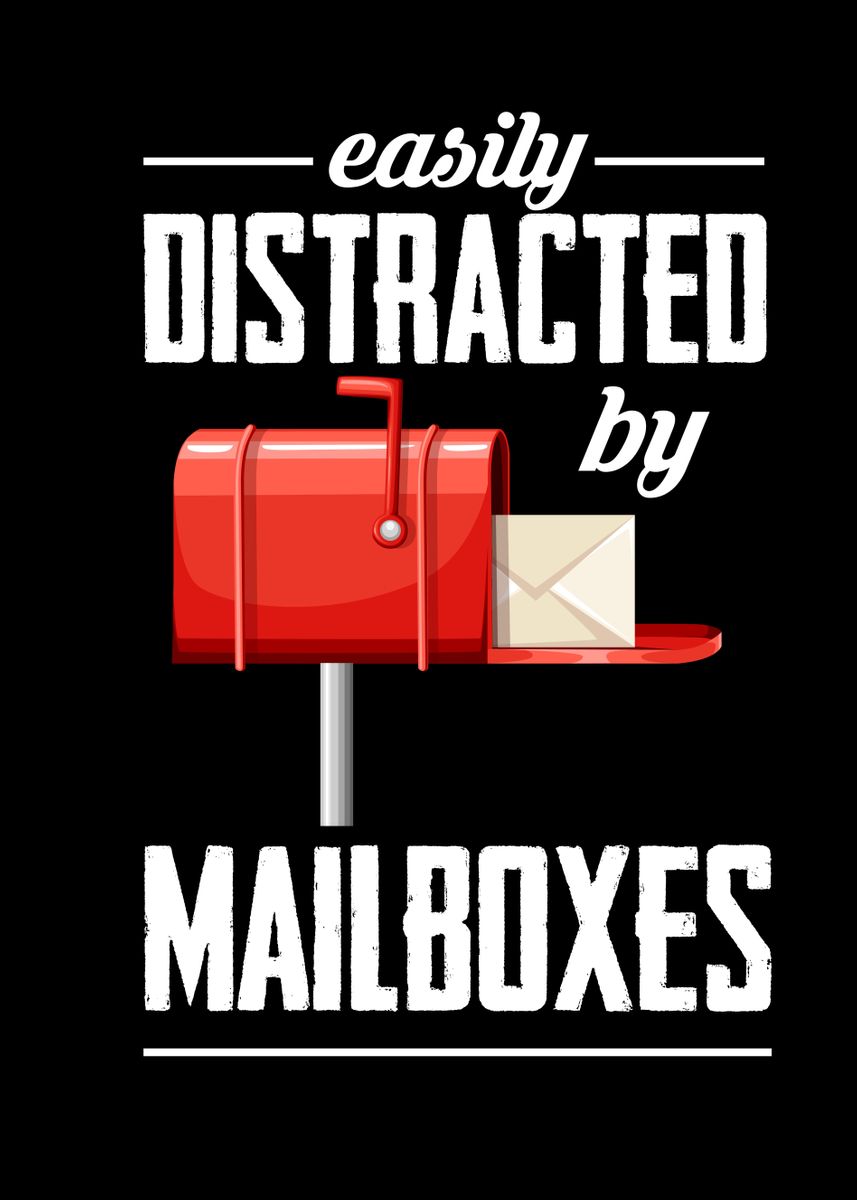 'Post Letter Carrier' Poster, picture, metal print, paint by ZS C O M M ...