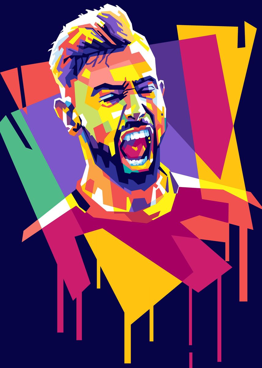 'Bruno Fernandes' Poster by Fajar Sidik | Displate