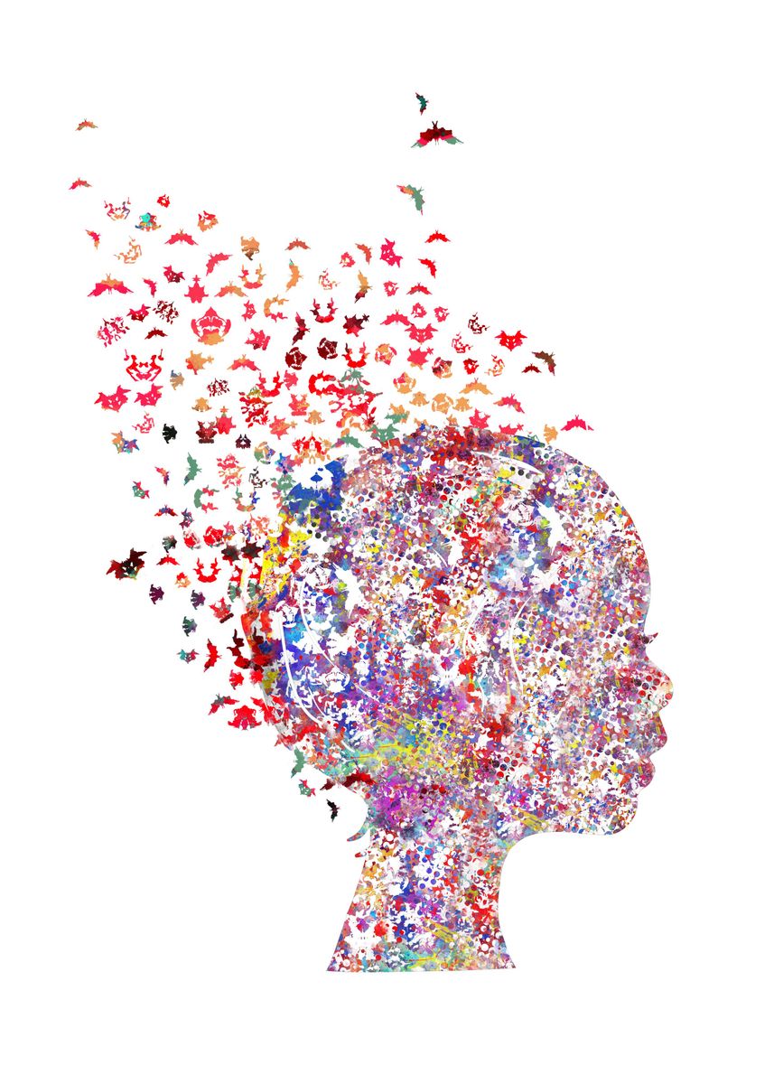 'Mind and psychology ' Poster, picture, metal print, paint by ...