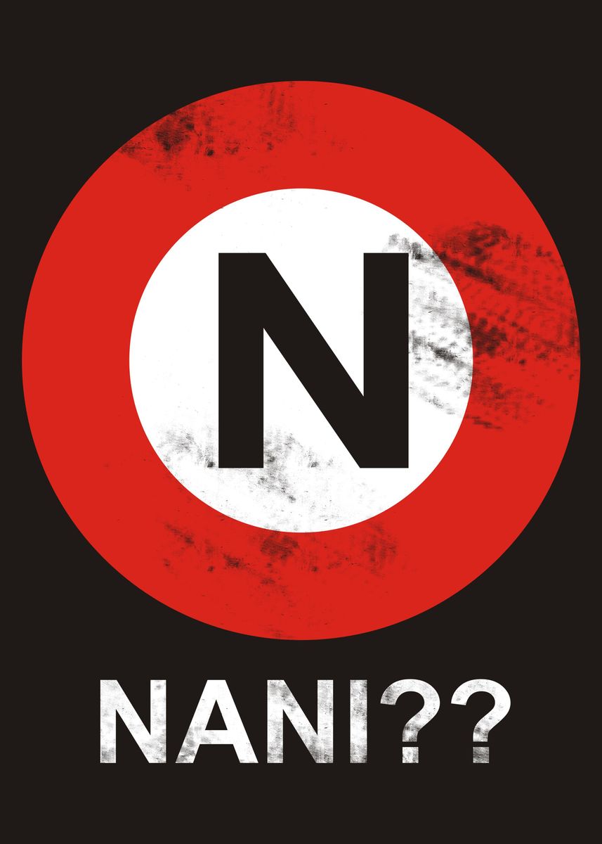 'nani signs' Poster, picture, metal print, paint by Novianto Agung ...