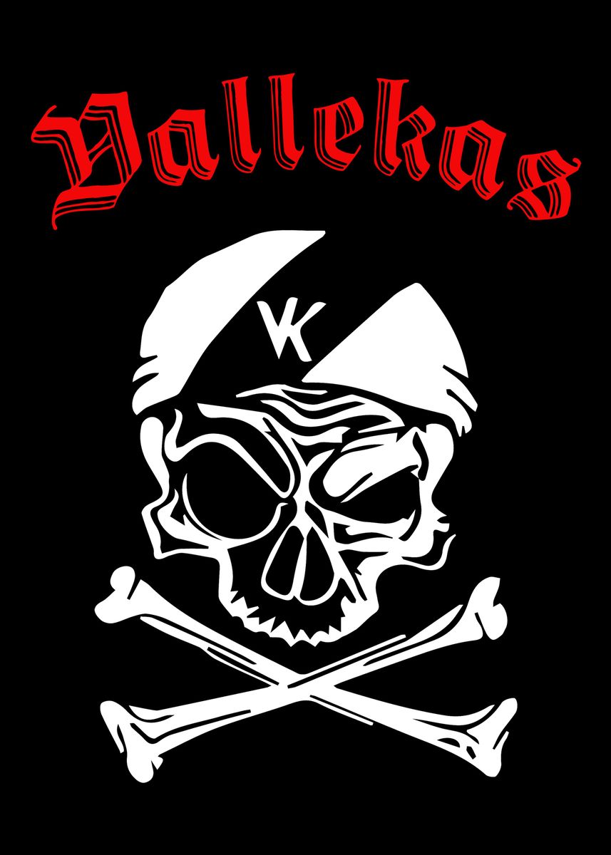 'Vallekas Rayo Skull' Poster, picture, metal print, paint by John ...