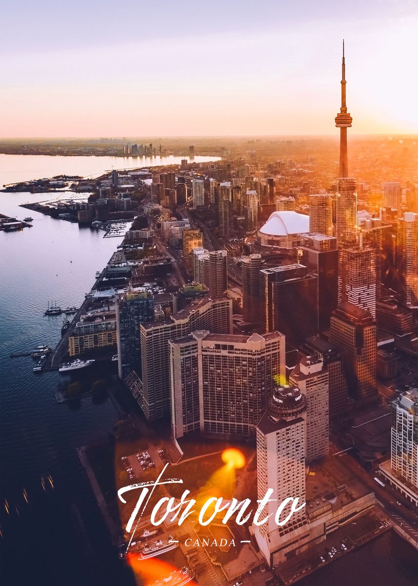 'Toronto' Poster, picture, metal print, paint by MyDigitalMind | Displate