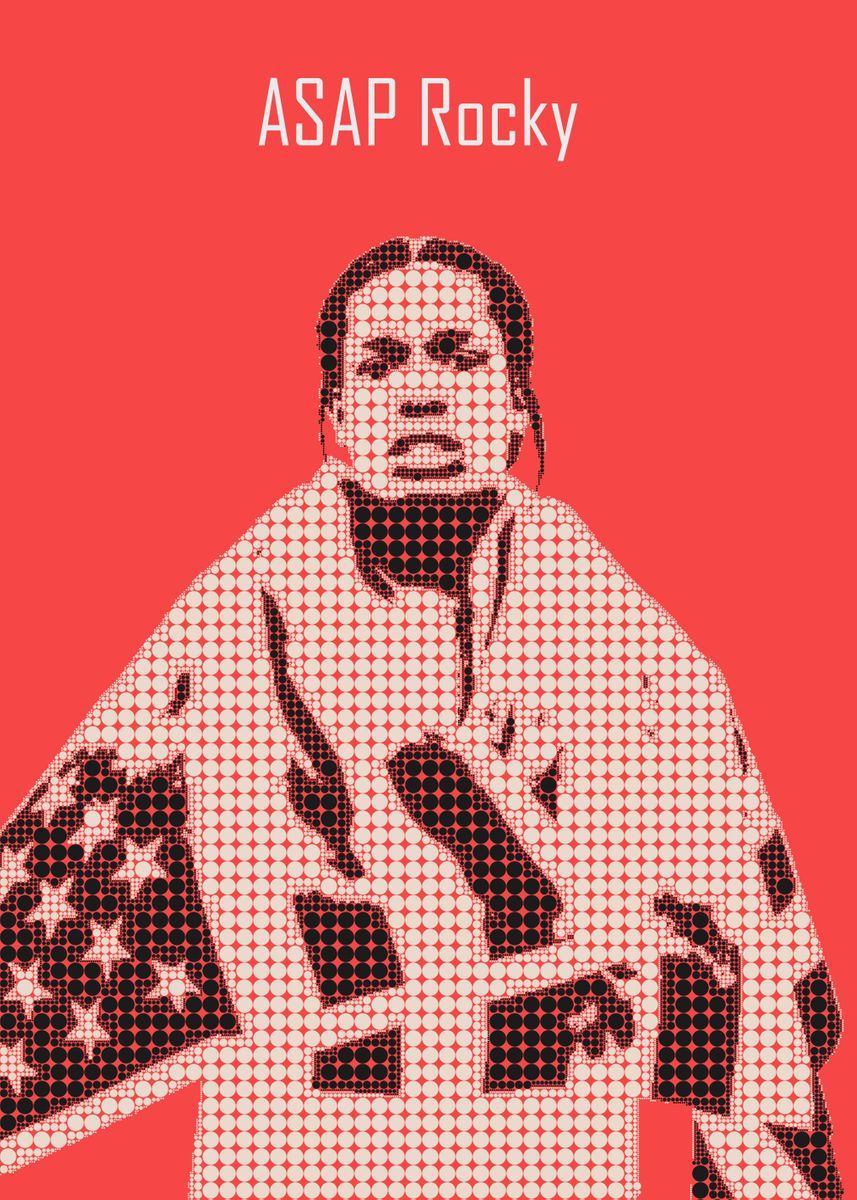 'ASAP Rocky' Poster, picture, metal print, paint by Poster Collections ...