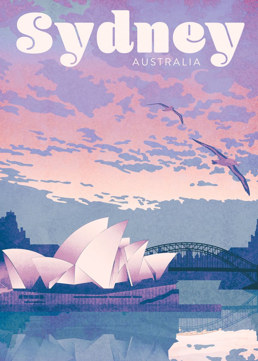 'Sydney Australia Travel ' Poster by Missy Ames | Displate