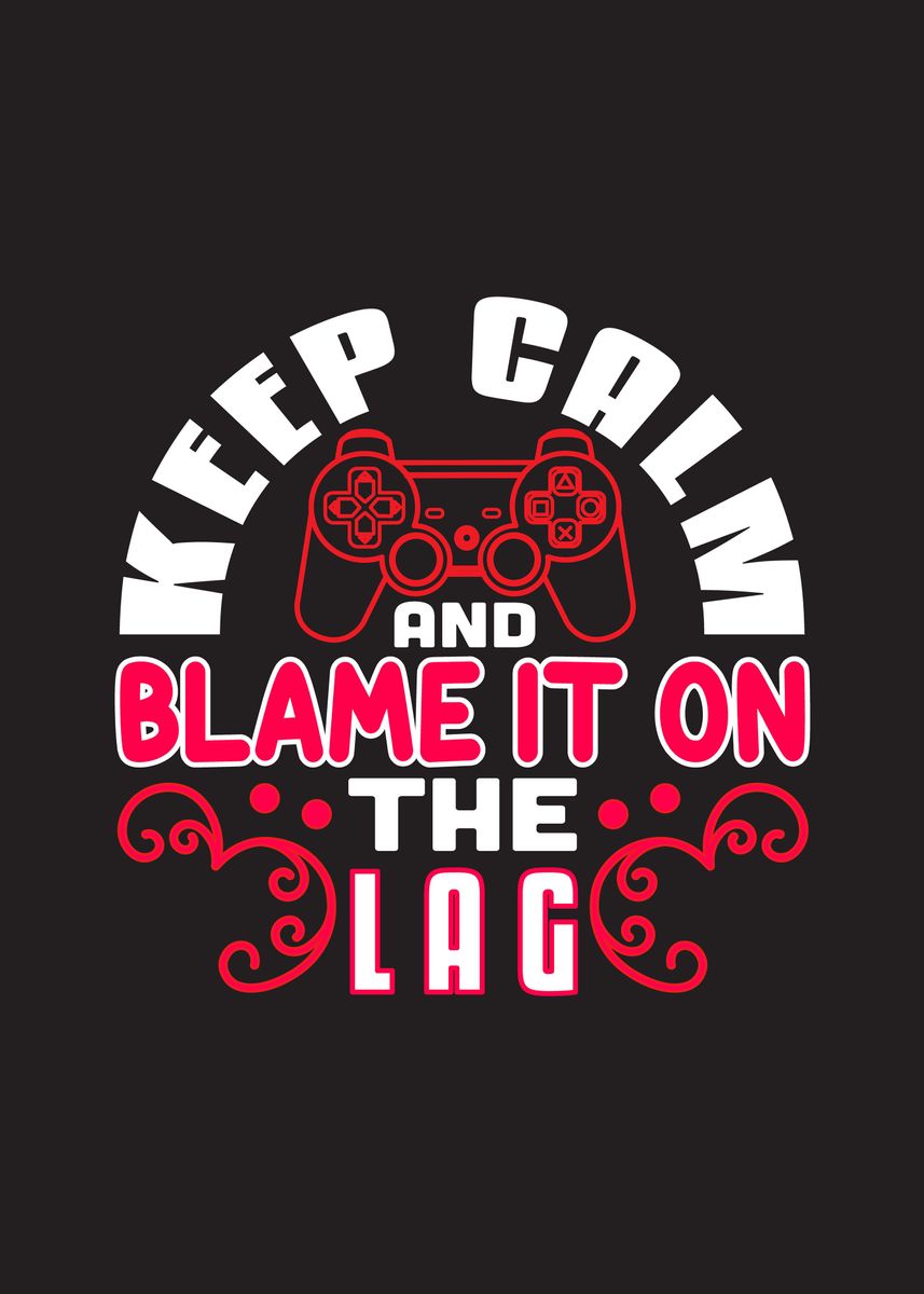 'Calm Gamer' Poster, picture, metal print, paint by Beone Digital ...