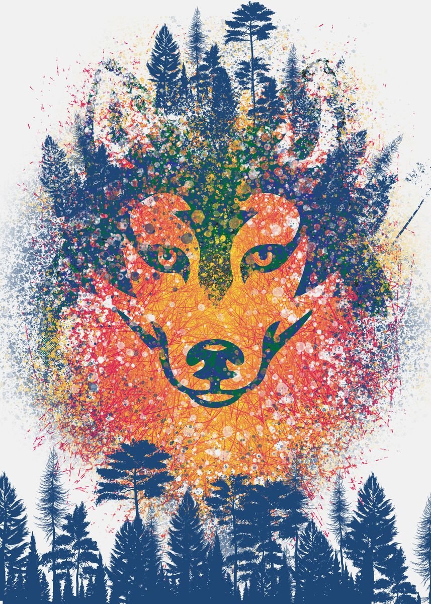 'wolf' Poster by RYAN JAY EGUIA | Displate