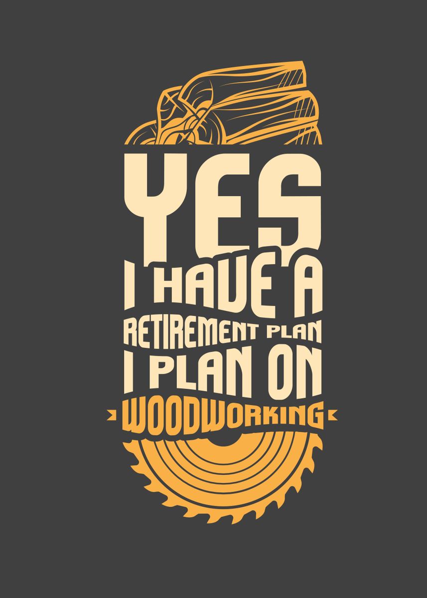 'Funny Carpentry Woodworker' Poster by MaximusDesigns | Displate