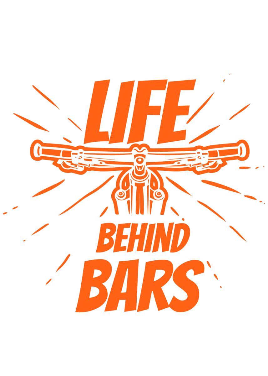 'Life Behind Bars' Poster, picture, metal print, paint by ZS C O M M E ...