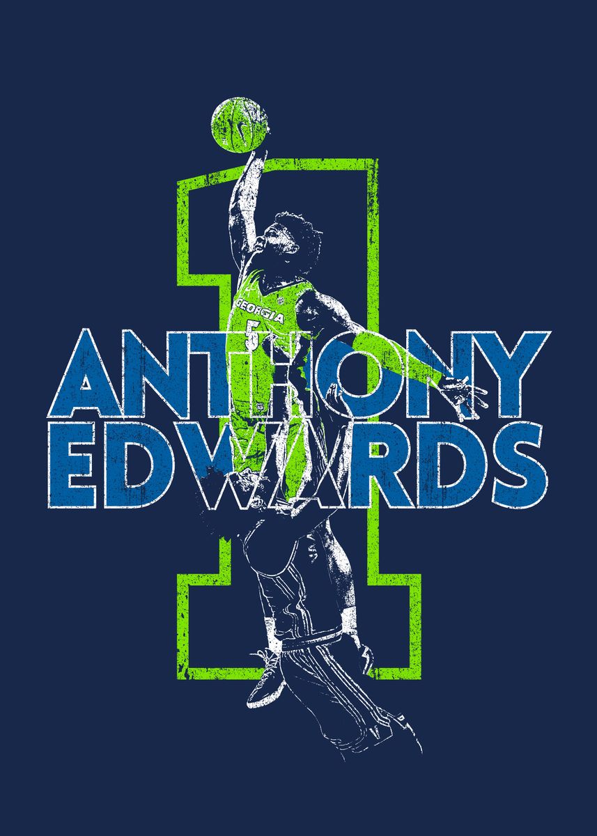 'Anthony Edwards' Poster, picture, metal print, paint by huckblade ...