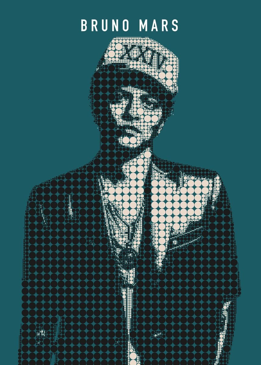 'Bruno mars' Poster by Bestselling Music Posters | Displate